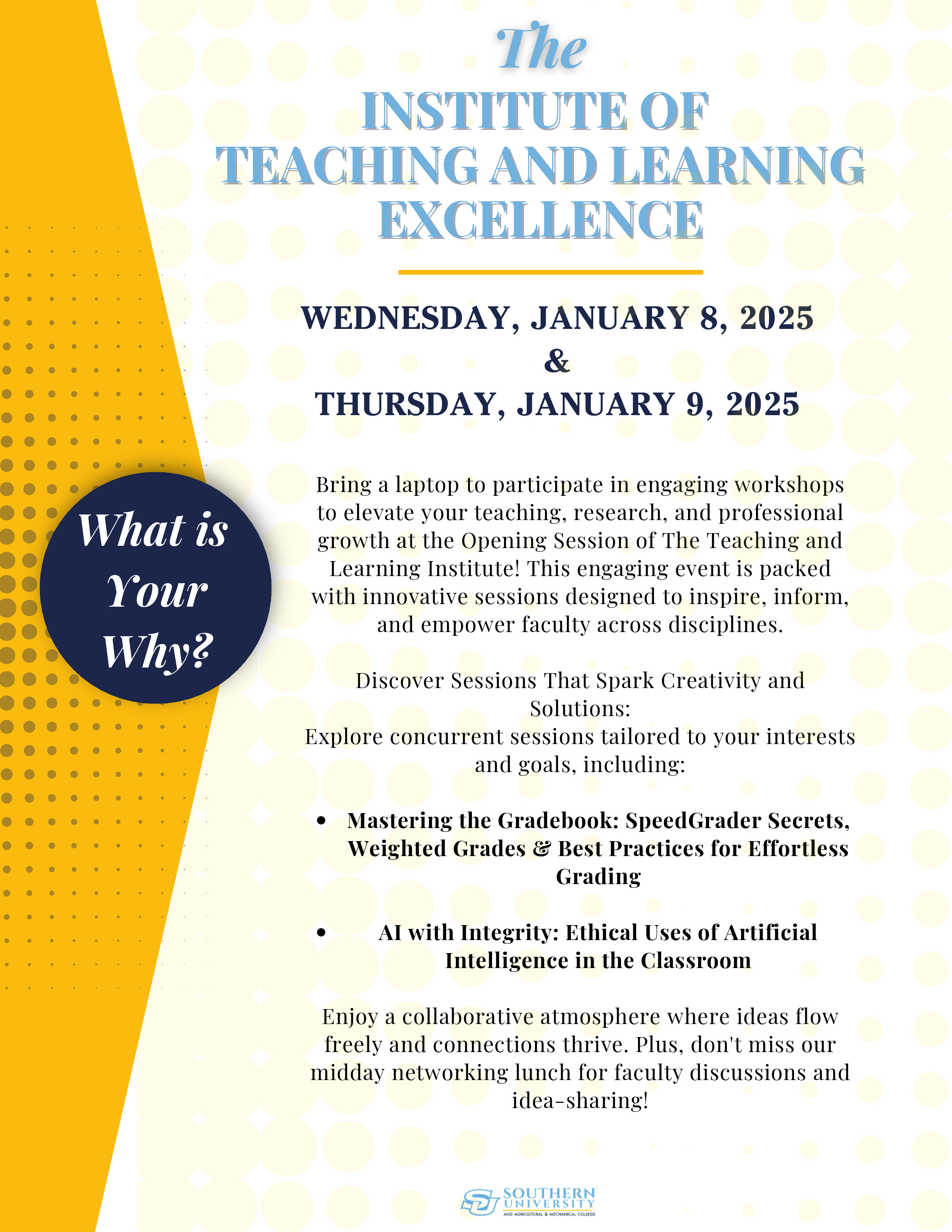 The Institute of Teaching and Learning Experience | Southern University ...