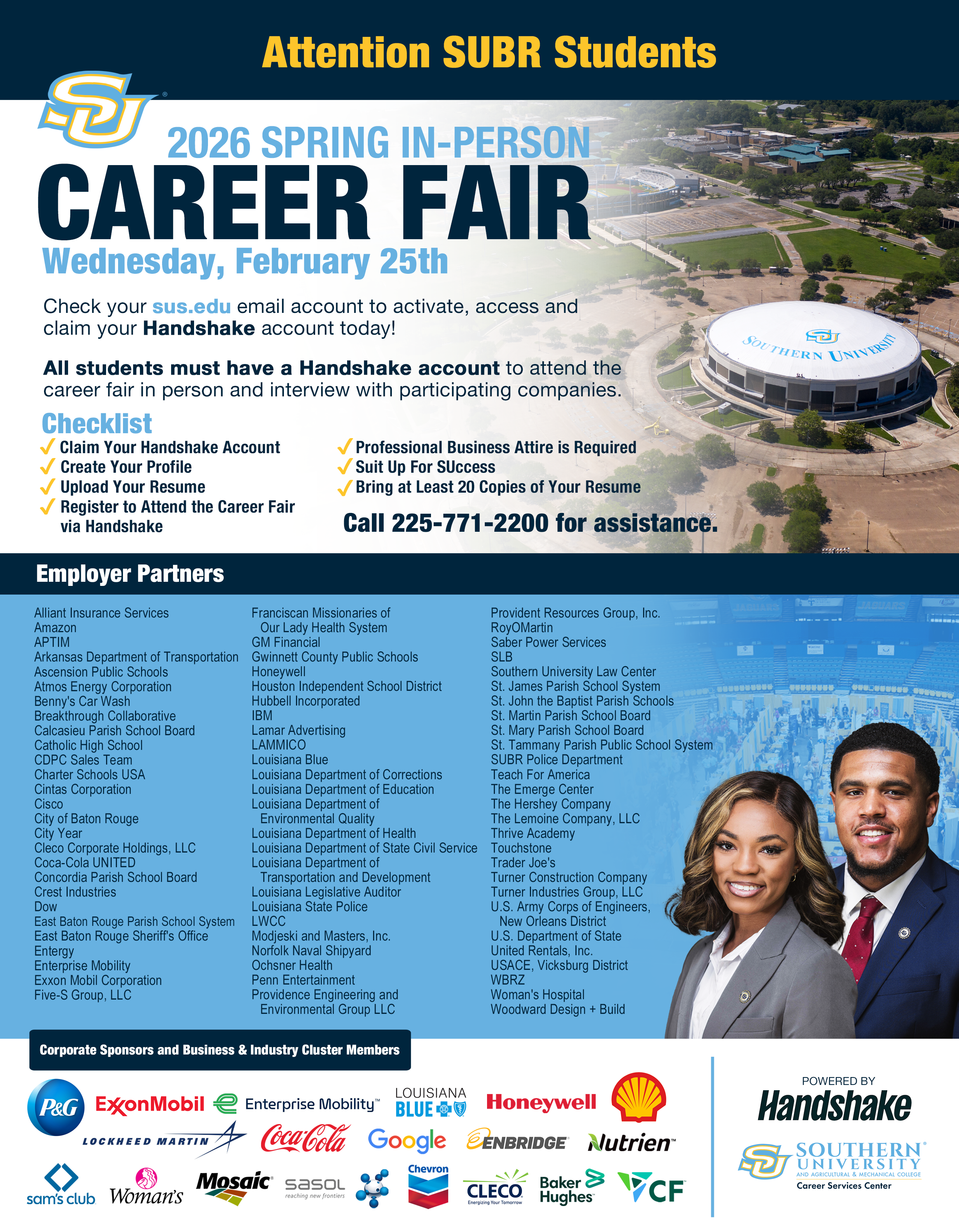 2026 Spring Career Fair | Southern University and A&M College